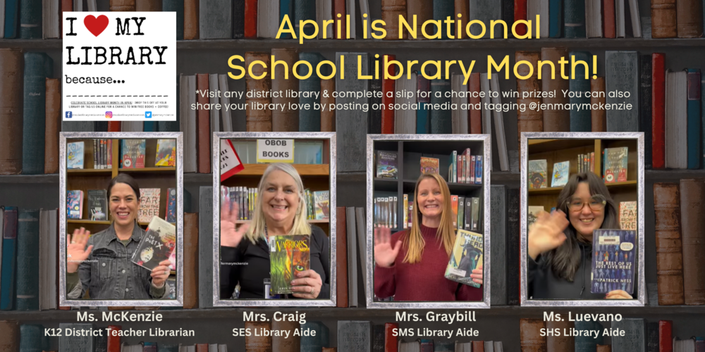 April is National School Library Month--Let's Celebrate! | Siuslaw High ...