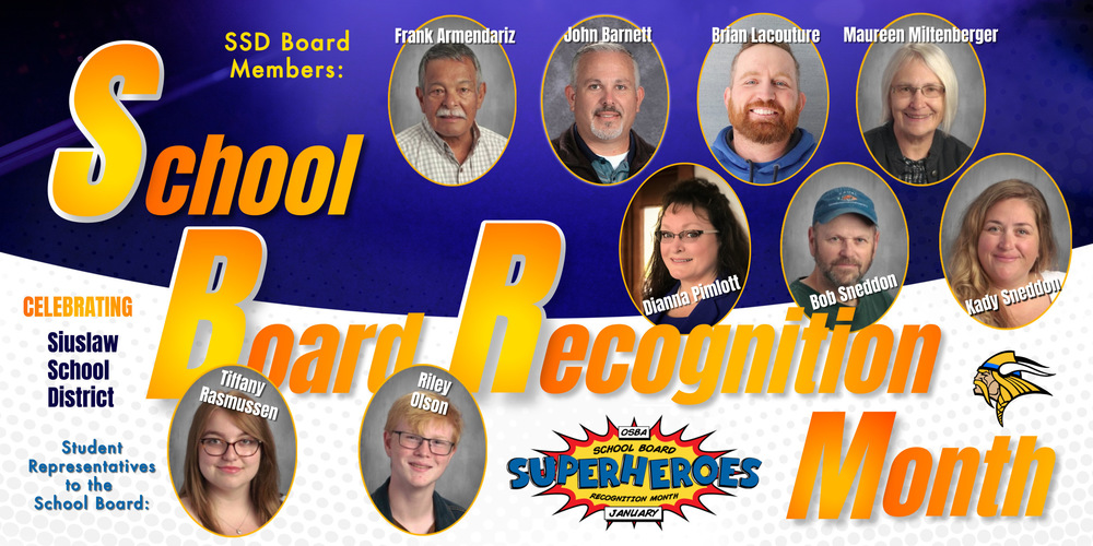 Siuslaw School District Celebrates School Board Recognition Month ...