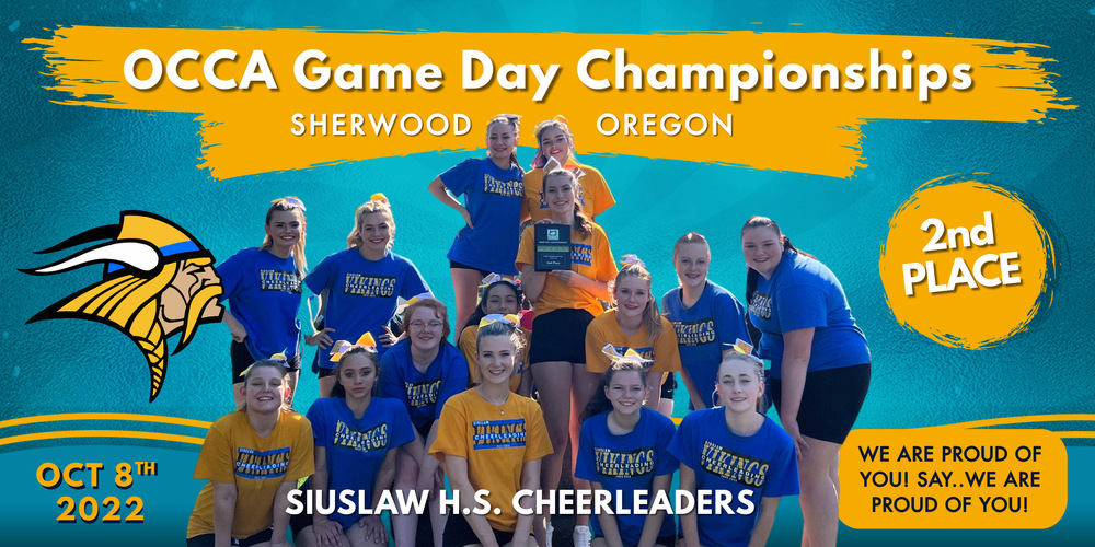 SHS Cheerleaders Awarded 2nd Place at the OCCA Game Day Championships ...