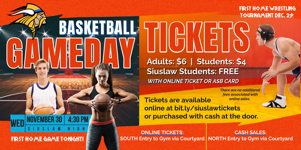 Ticket Pricing & Procedures for Basketball and Wrestling | Siuslaw High ...